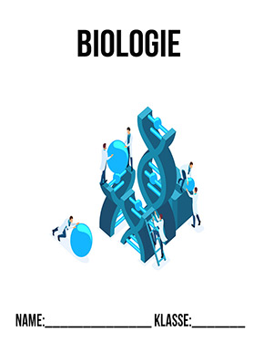 Biologie Deckblatt Genetik | Bio Deckblätter