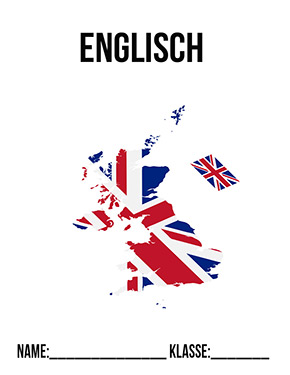 Englisch Ordner Deckblatt | Englisch Deckblätter
