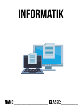 Deckblatt Informatik | Informatik Deckblätter